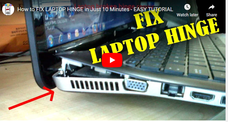 How To FIX LAPTOP HINGE In Just 10 Minutes