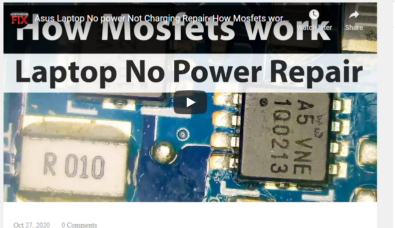 Asus Laptop No Power Not Charging Repair